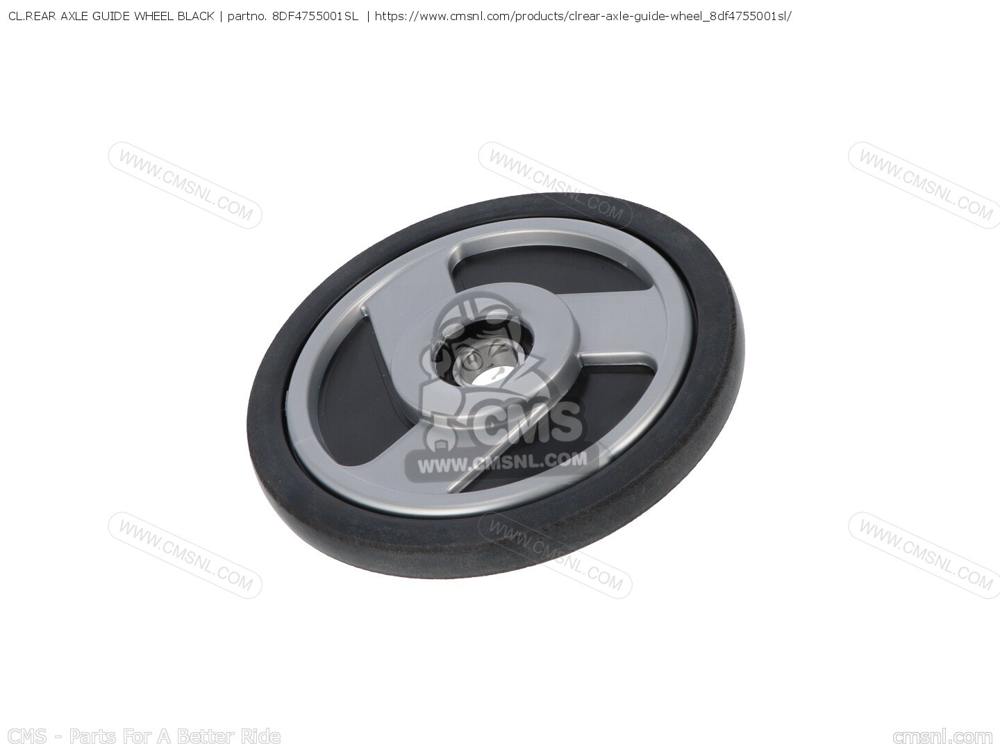 8DF4755001SL: CL.REAR AXLE GUIDE WHEEL BLACK Yamaha - buy the 8DF-47550 ...