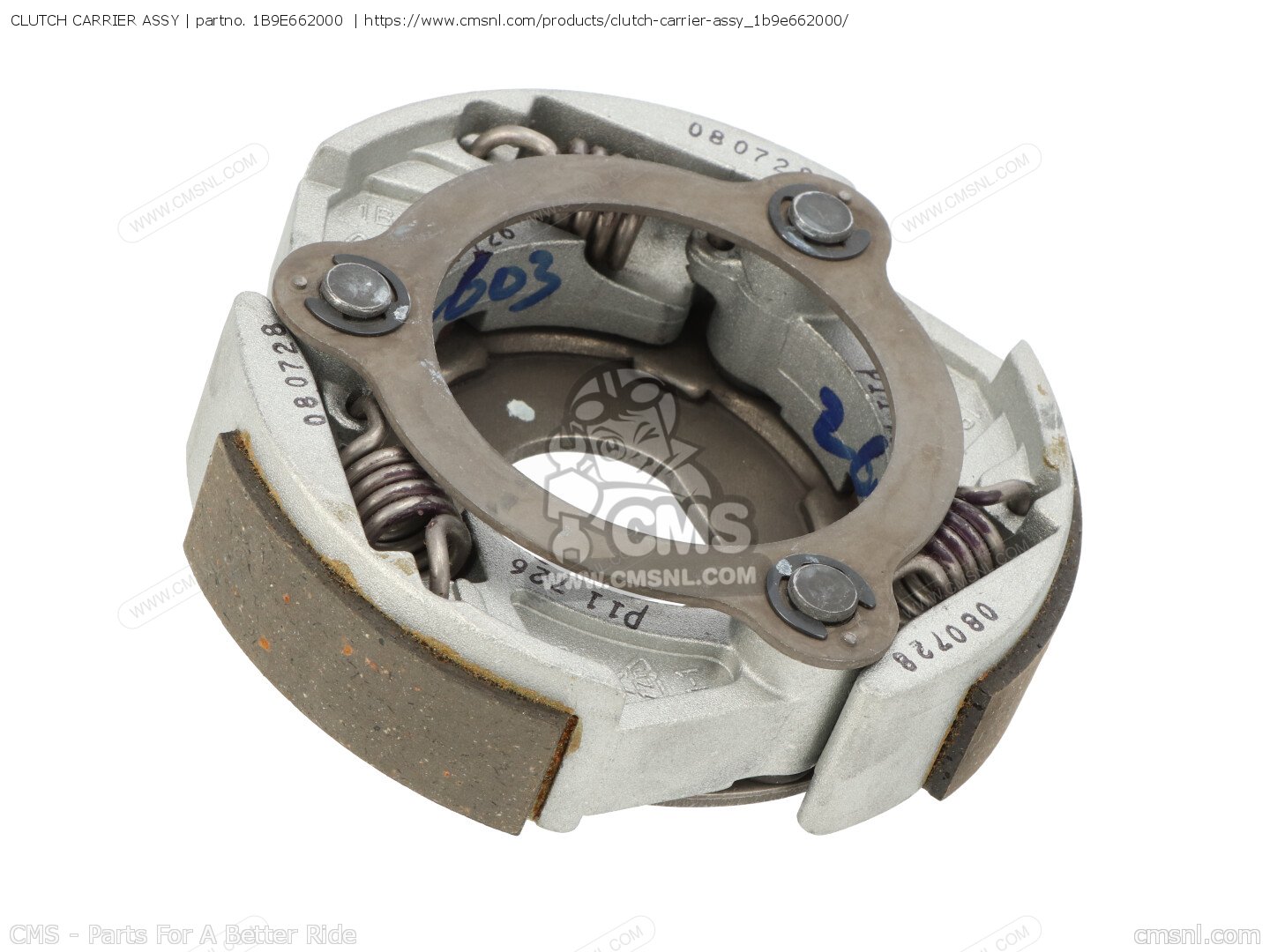 1B9E662000: CLUTCH CARRIER ASSY Yamaha - buy the 1B9-E6620-00-00 at CMSNL