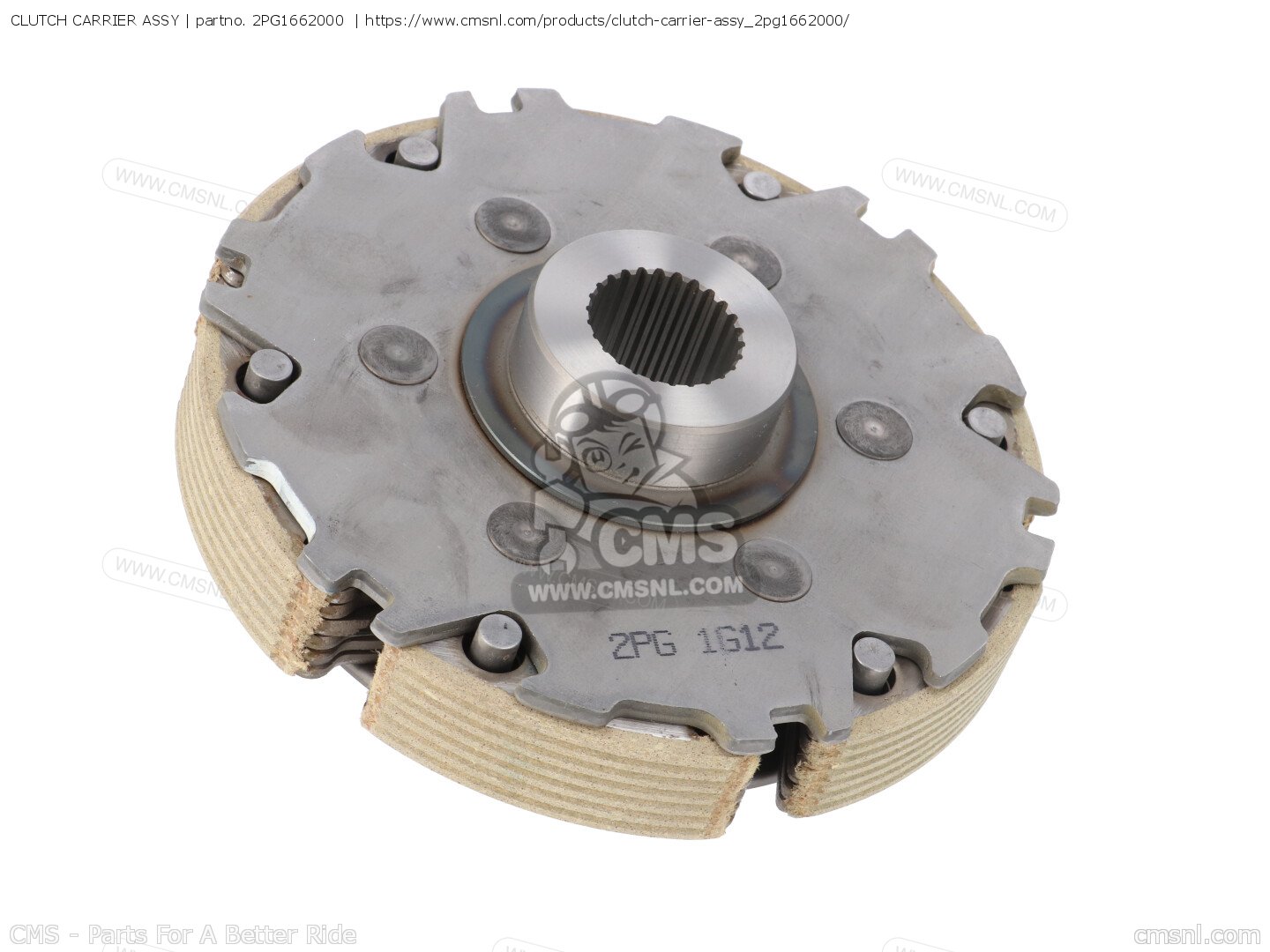 2PG1662000: Clutch Carrier Assy Yamaha - buy the 2PG-16620-00-00 at CMSNL