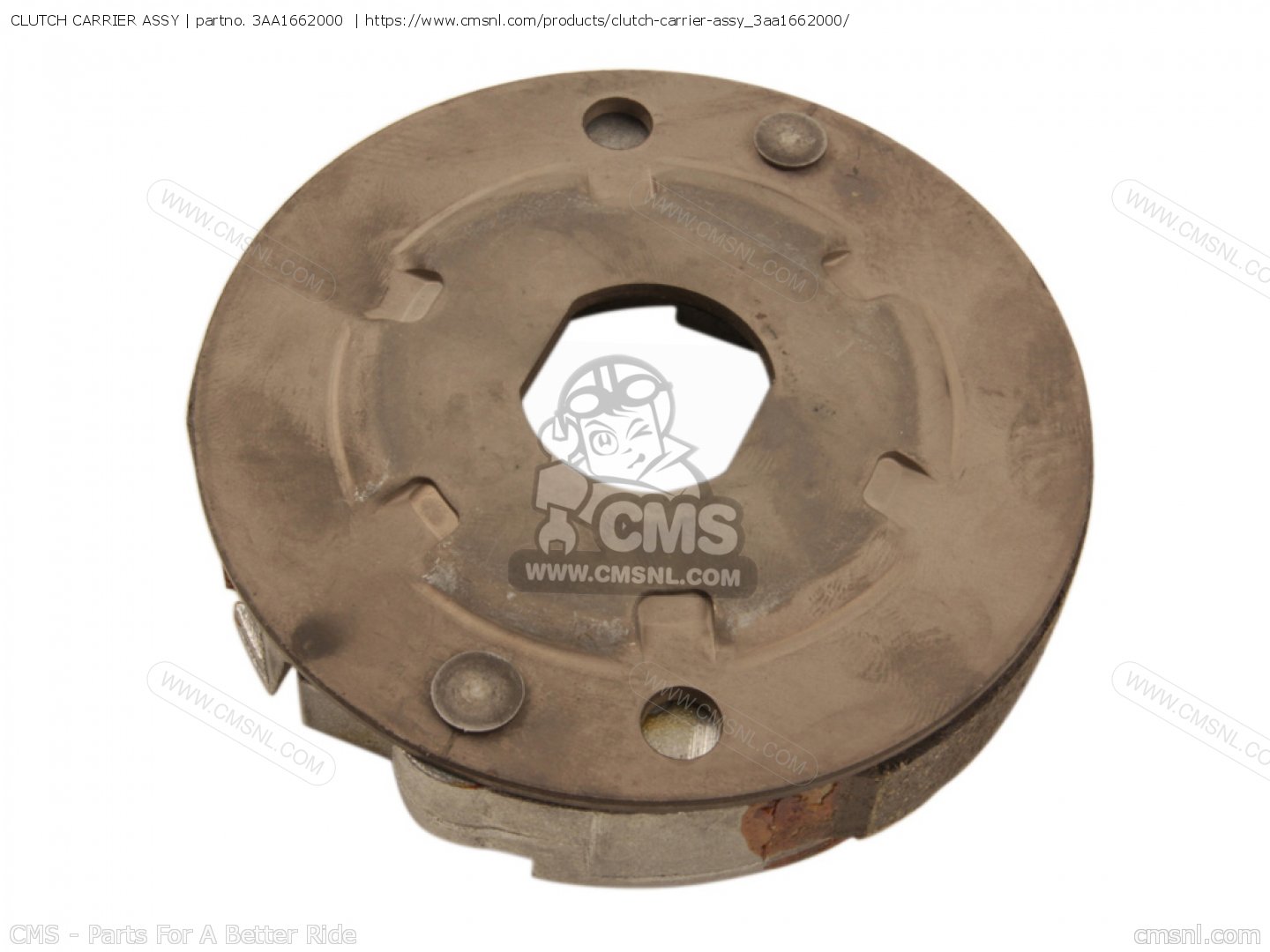 3AA1662000：CLUTCH CARRIER ASSY Yamaha - CMSNLで3AA-16620-00-00を購入する。