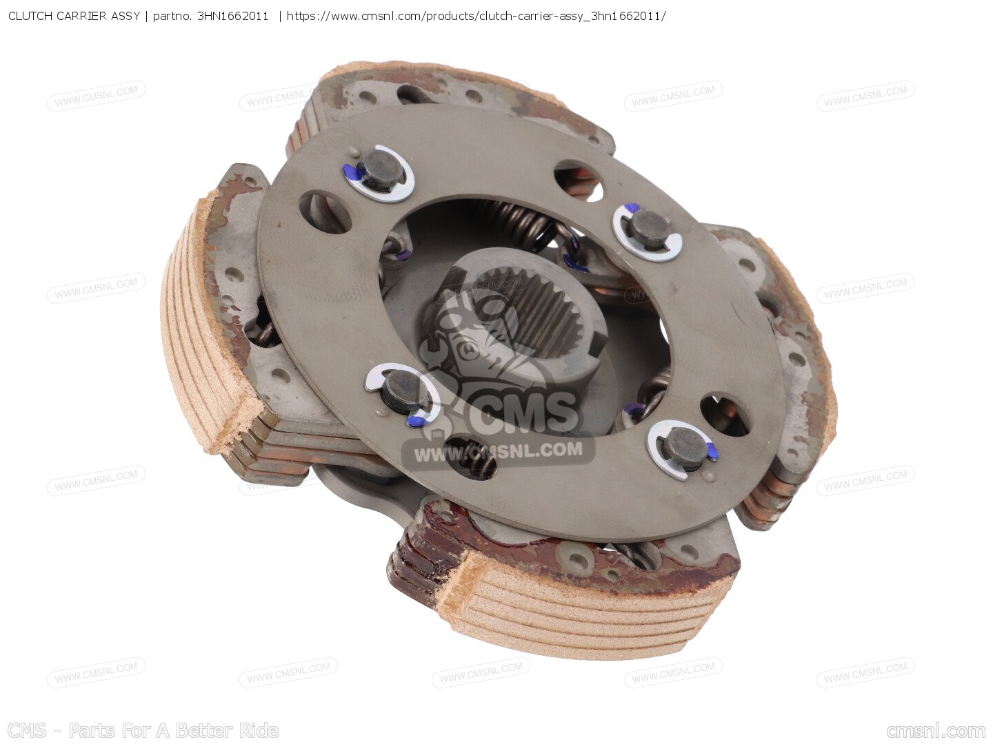 3HN1662011: CLUTCH CARRIER ASSY Yamaha - buy the 3HN-16620-11-00 at CMSNL