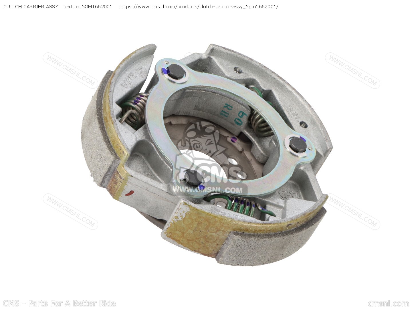 5GM1662001: CLUTCH CARRIER ASSY Yamaha - buy the 5GM-16620-01-00 at CMSNL