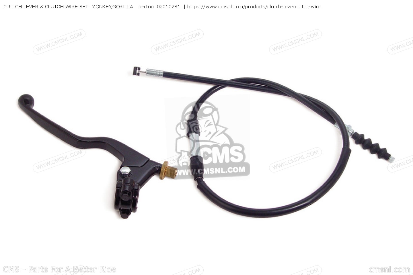 02010281: Clutch Lever & Clutch Wire Set Monkey,gorilla Takegawa - buy ...