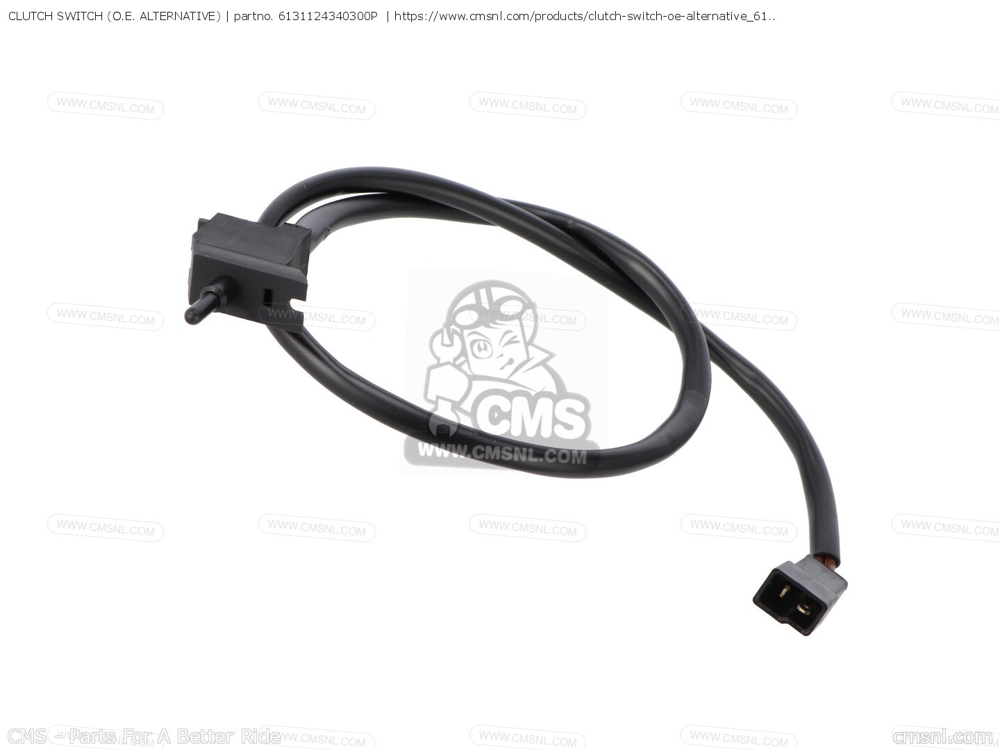 6131124340300P: CLUTCH SWITCH (O.E. ALTERNATIVE) Alternative parts ...