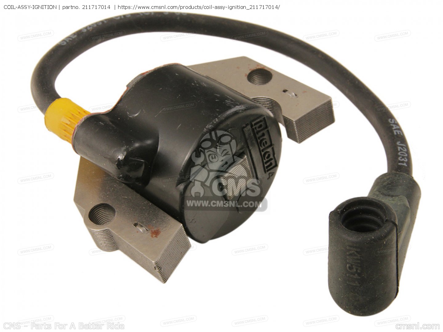 211717014: Coil-assy-ignition Kawasaki - buy the 21171-7014 at CMSNL