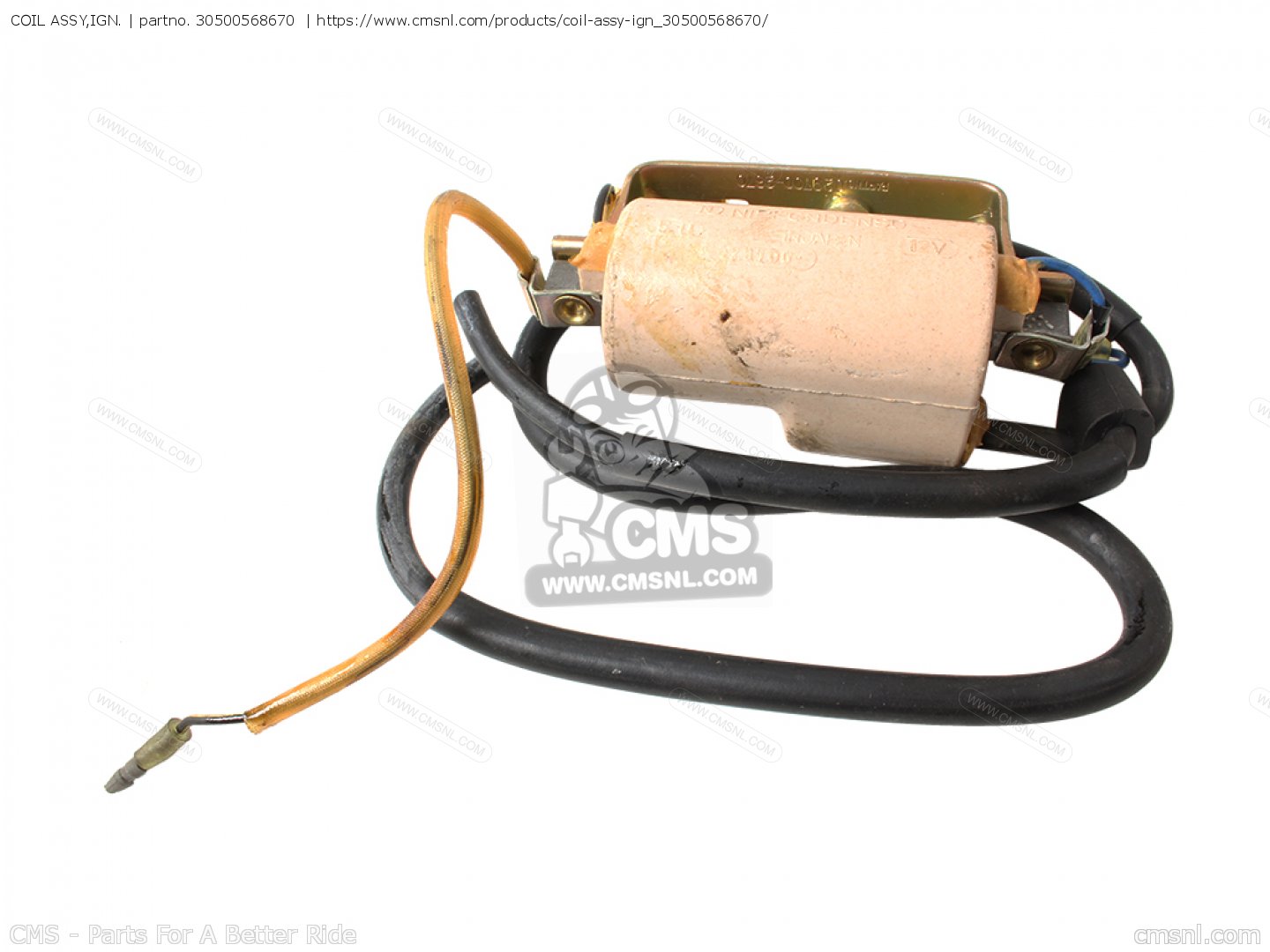 30500568670: COIL ASSY,IGN. Honda - buy the 30500-568-670 at CMSNL