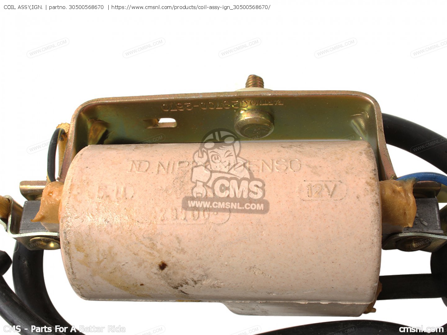 30500568670: COIL ASSY,IGN. Honda - buy the 30500-568-670 at CMSNL