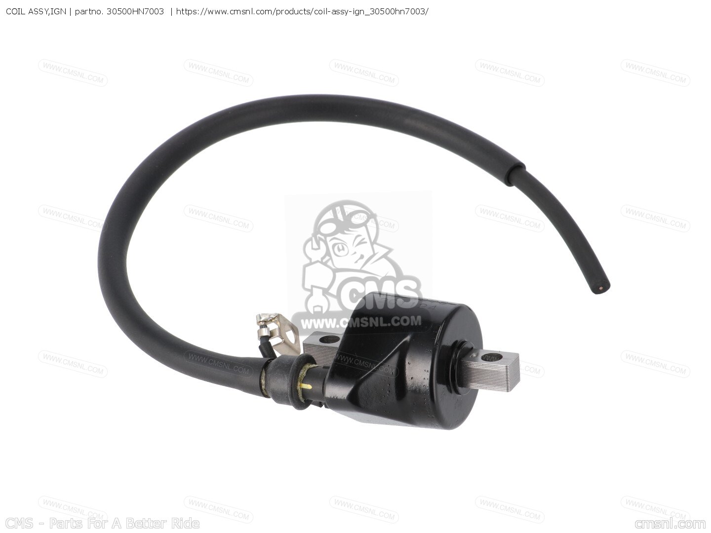 30500HN7003: COIL ASSY,IGN Honda - buy the 30500-HN7-003 at CMSNL