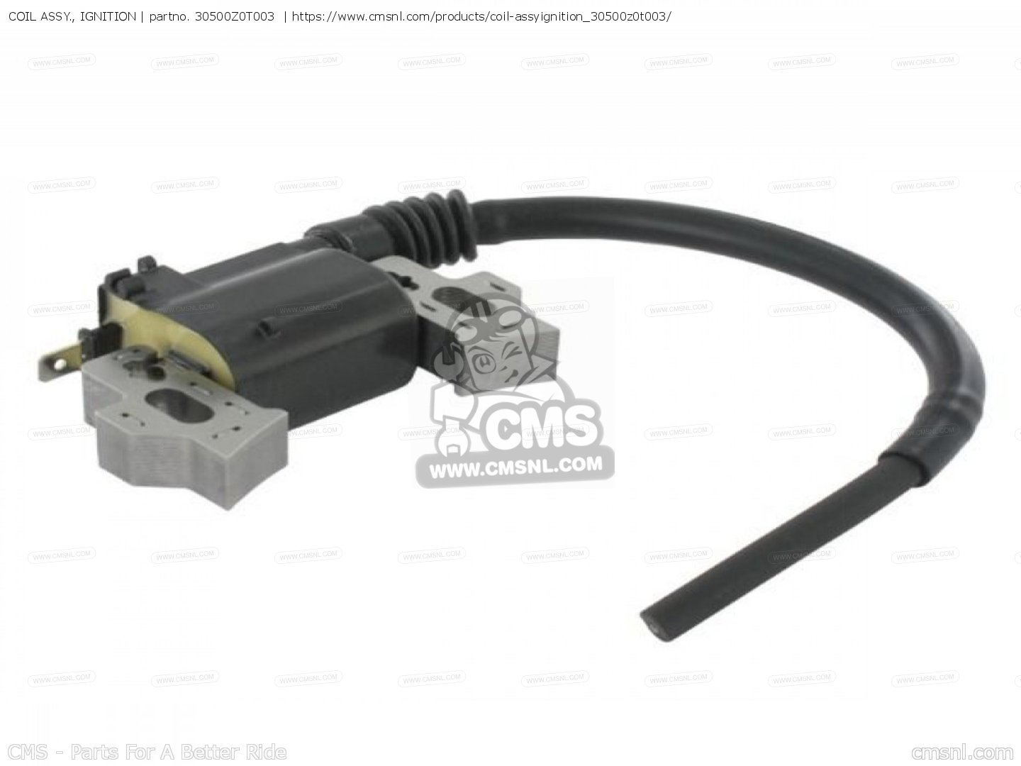 30500Z0T003: Coil Assy,ign Honda - buy the 30500-Z0T-003 at CMSNL