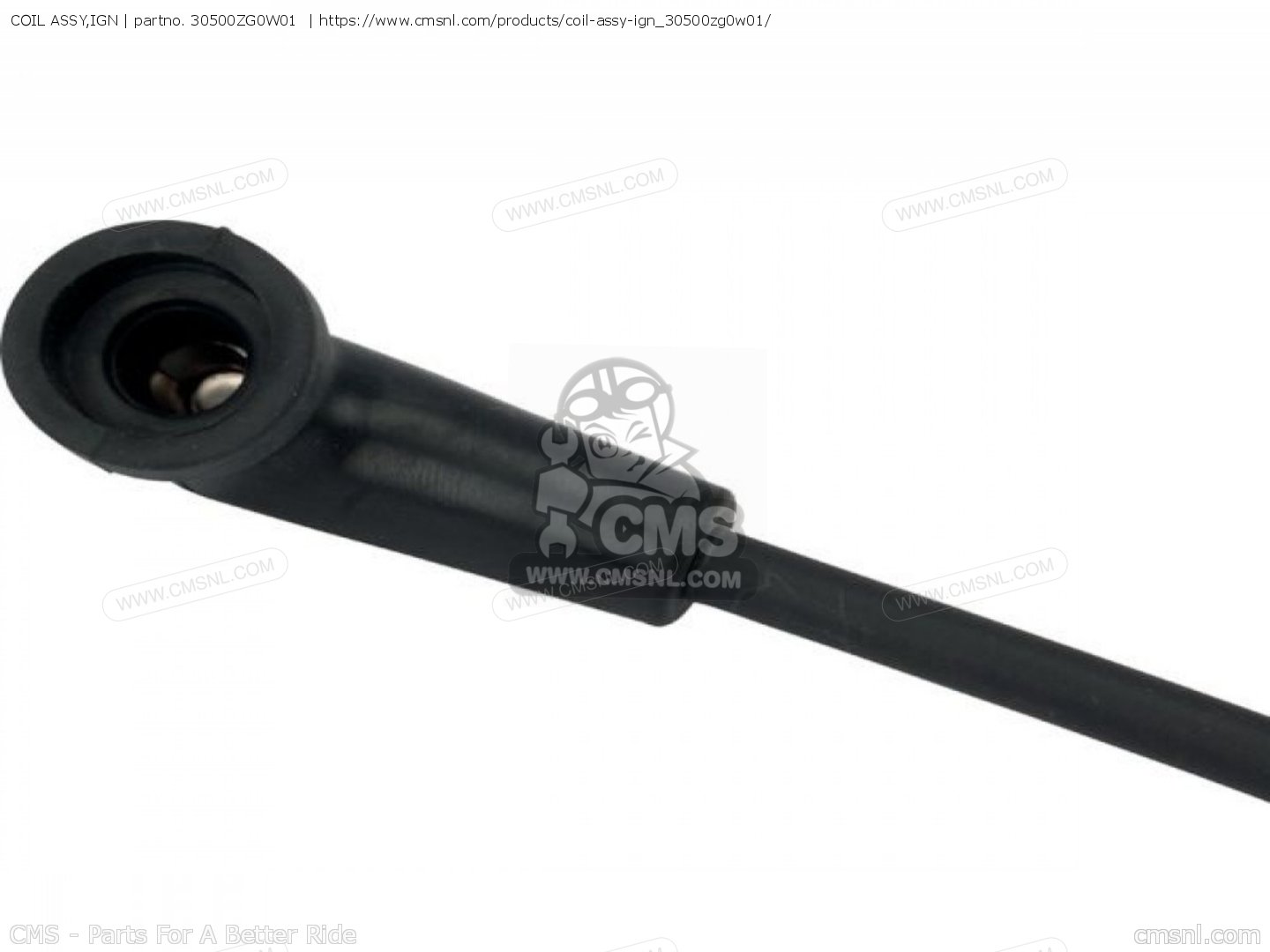 30500ZG0W01: COIL ASSY,IGN Honda - buy the 30500-ZG0-W01 at CMSNL