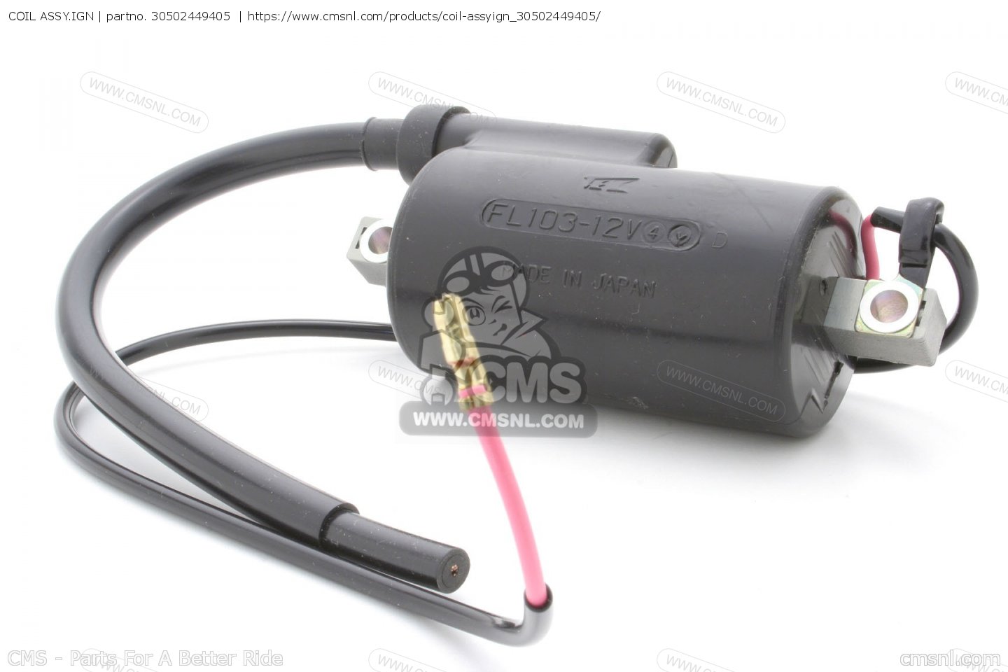30502449405: Coil Assy.ign Honda - buy the 30502-449-405 at CMSNL