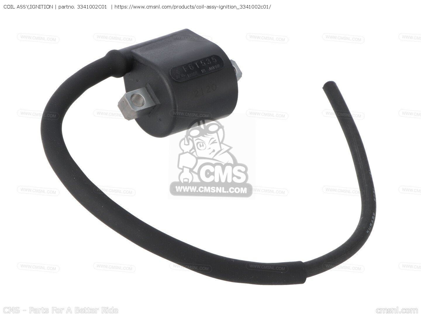 3341002C01: COIL ASSY,IGNITION Suzuki - buy the 33410-02C01 at CMSNL