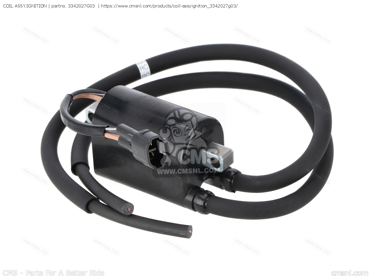 3342027G03: COIL ASSY.IGNITION Suzuki - buy the 33420-27G03 at CMSNL