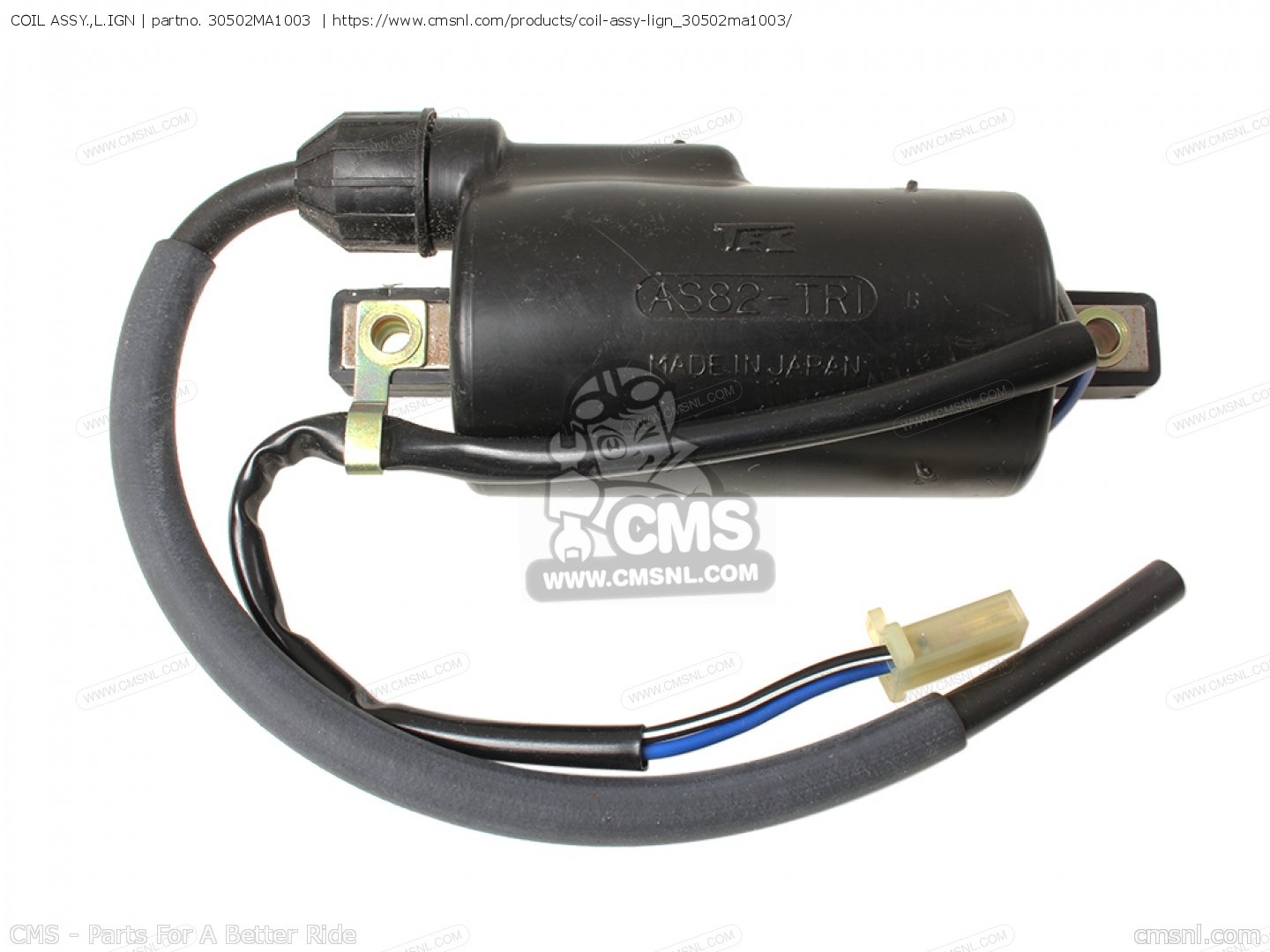 30502MA1003: COIL ASSY.,L.IGN Honda - buy the 30502-MA1-003 at CMSNL