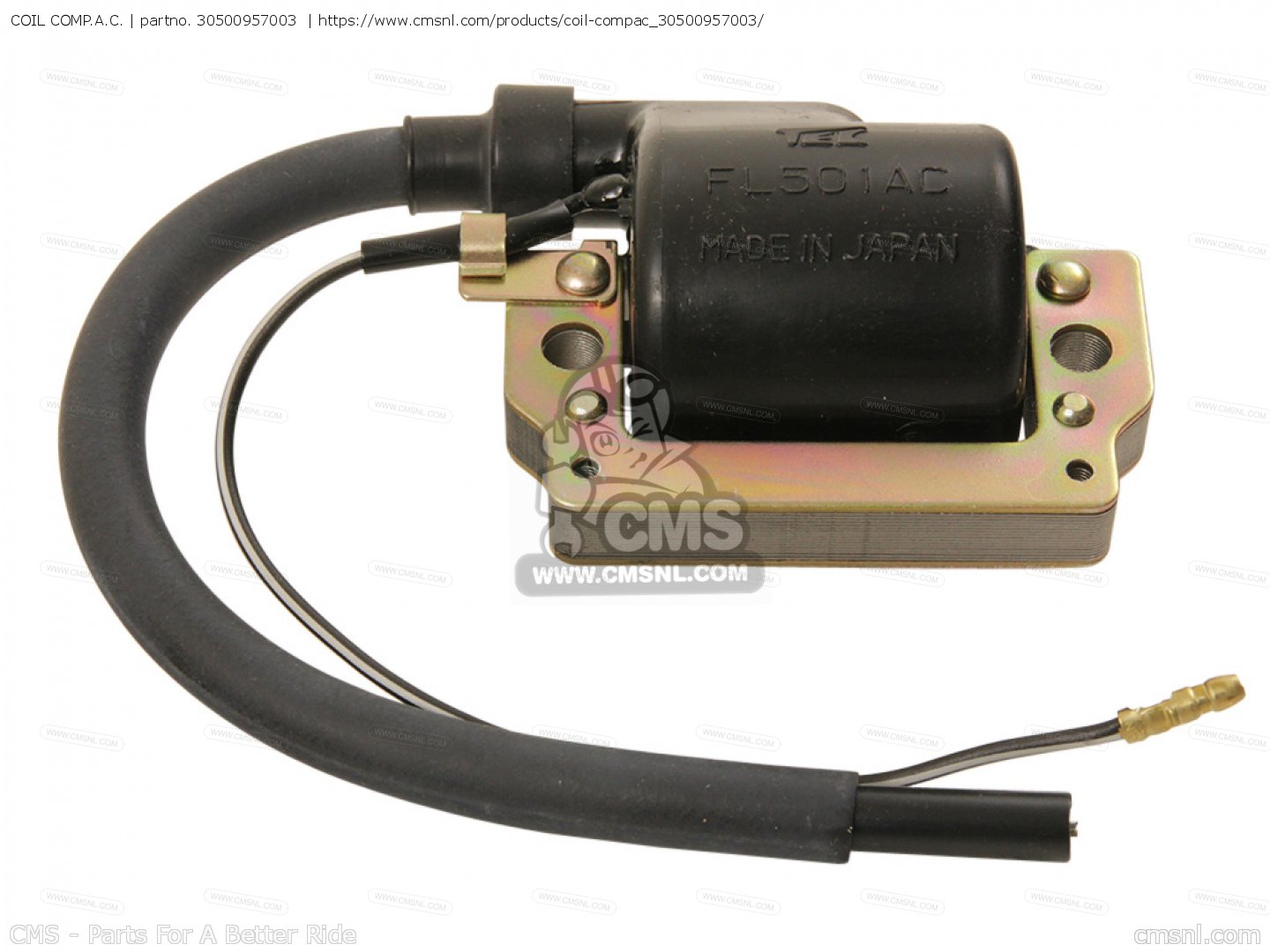 30500957003: Coil Comp.a.c. Honda - buy the 30500-957-003 at CMSNL