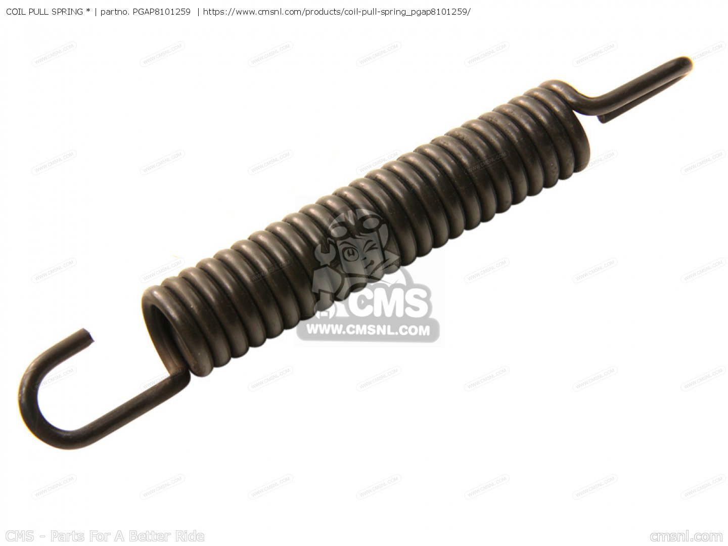 PGAP8101259: Coil Pull Spring * Piaggio Group - buy the AP8101259 at CMSNL