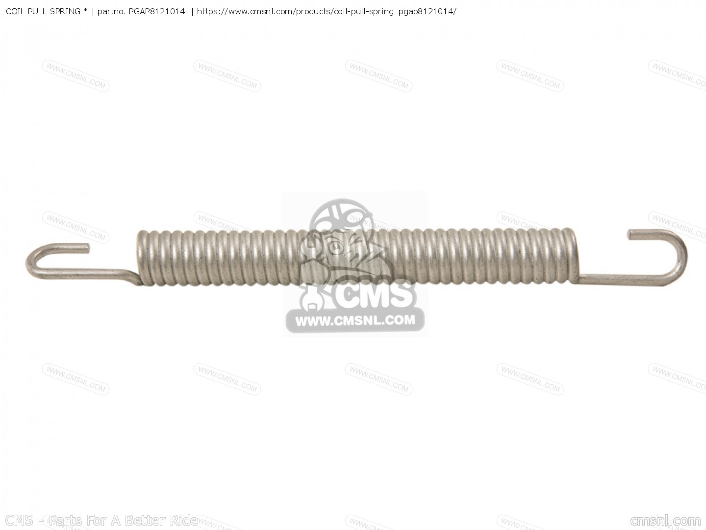 PGAP8121014: Coil Pull Spring * Piaggio Group - buy the AP8121014 at CMSNL