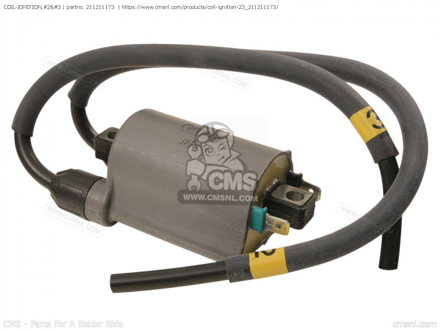 211211173: COIL-IGNITION,#2 Kawasaki - buy the 21121-1173 at CMSNL