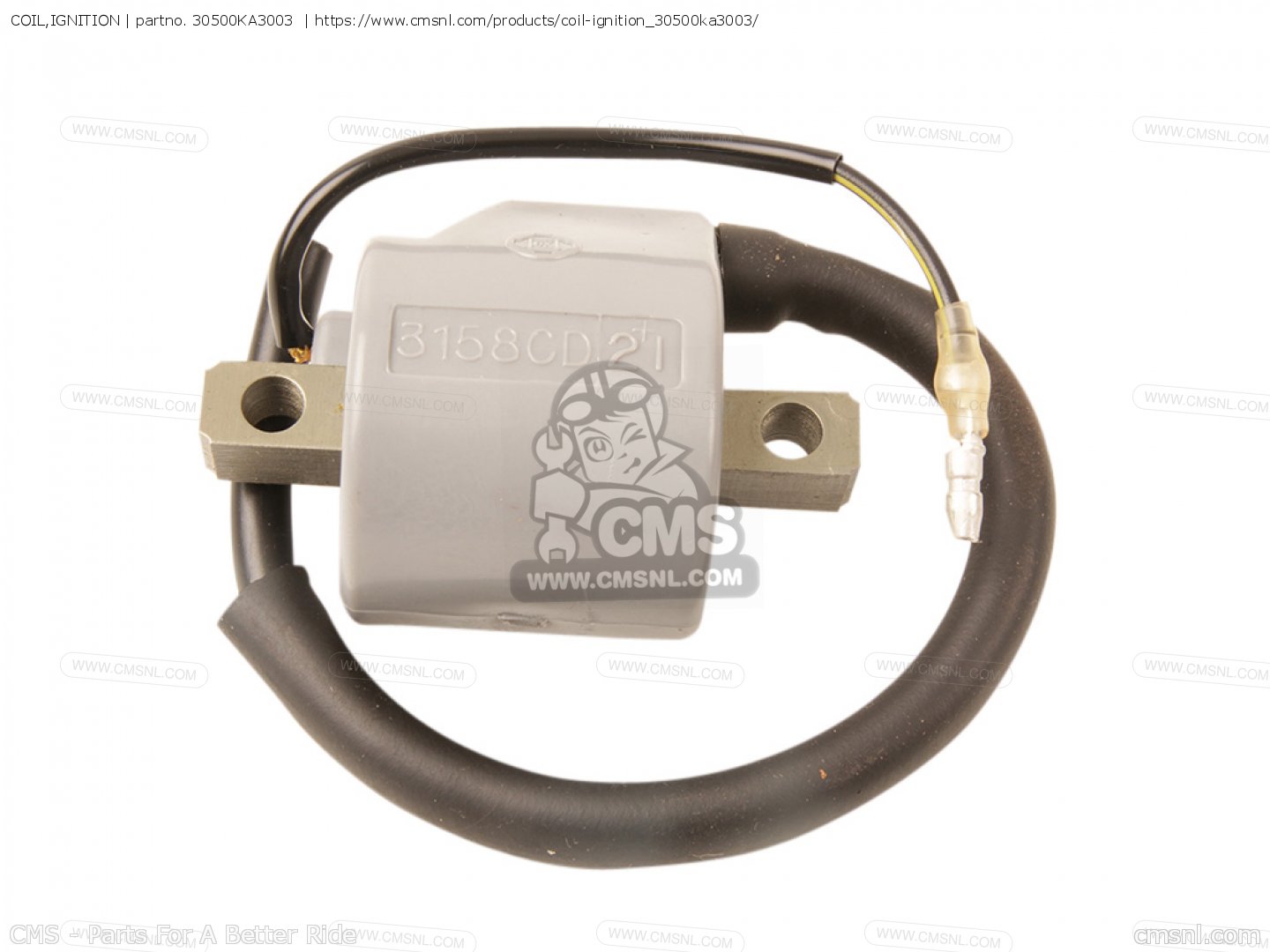 30500KA3003: COIL,IGNITION Honda - buy the 30500-KA3-003 at CMSNL