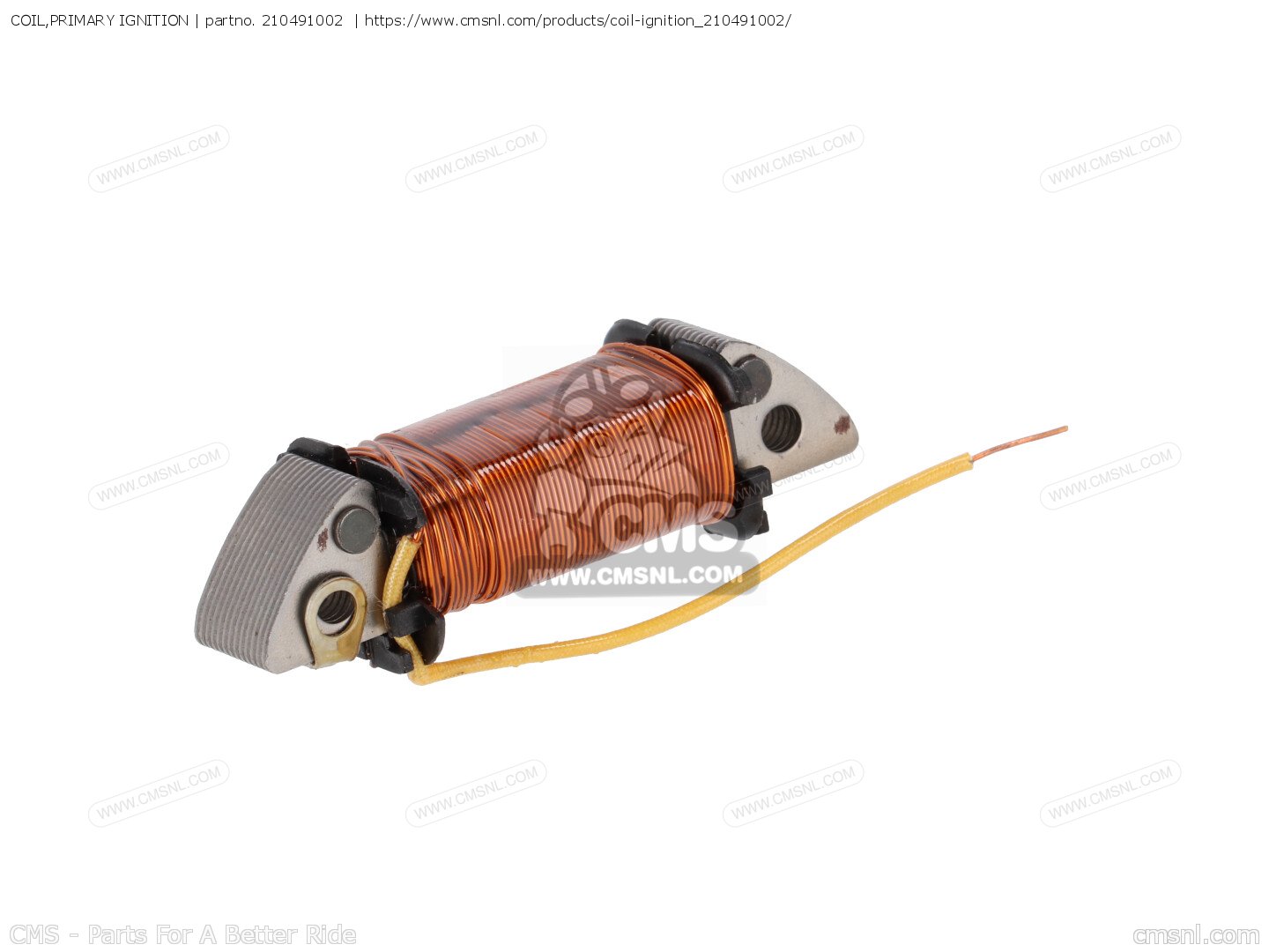 210491002: COIL,PRIMARY IGNITION Kawasaki - buy the 21049-1002 at CMSNL