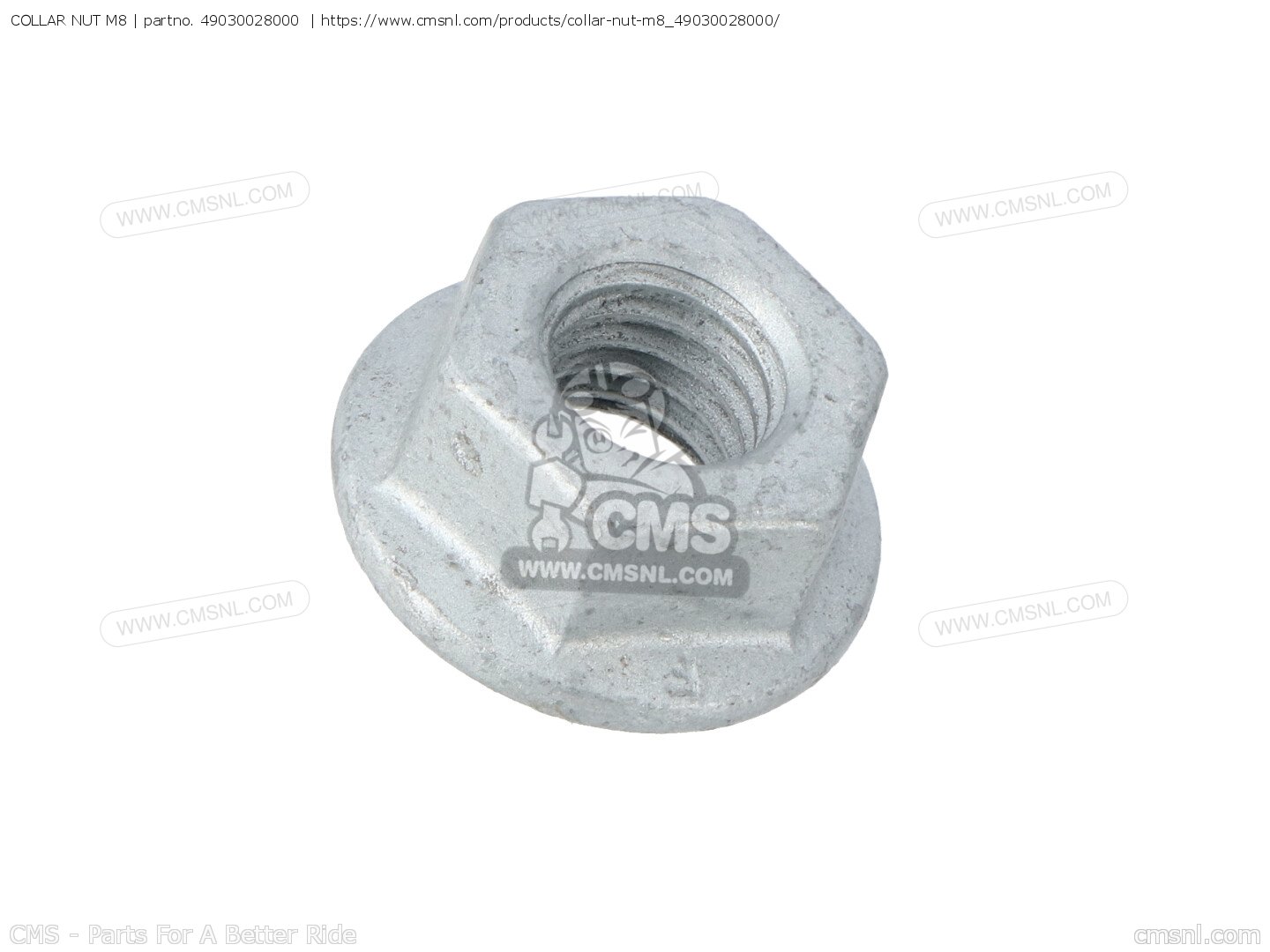 COLLAR NUT M8 for 640 LC 4 - SILBER USA 1999 - order at CMSNL