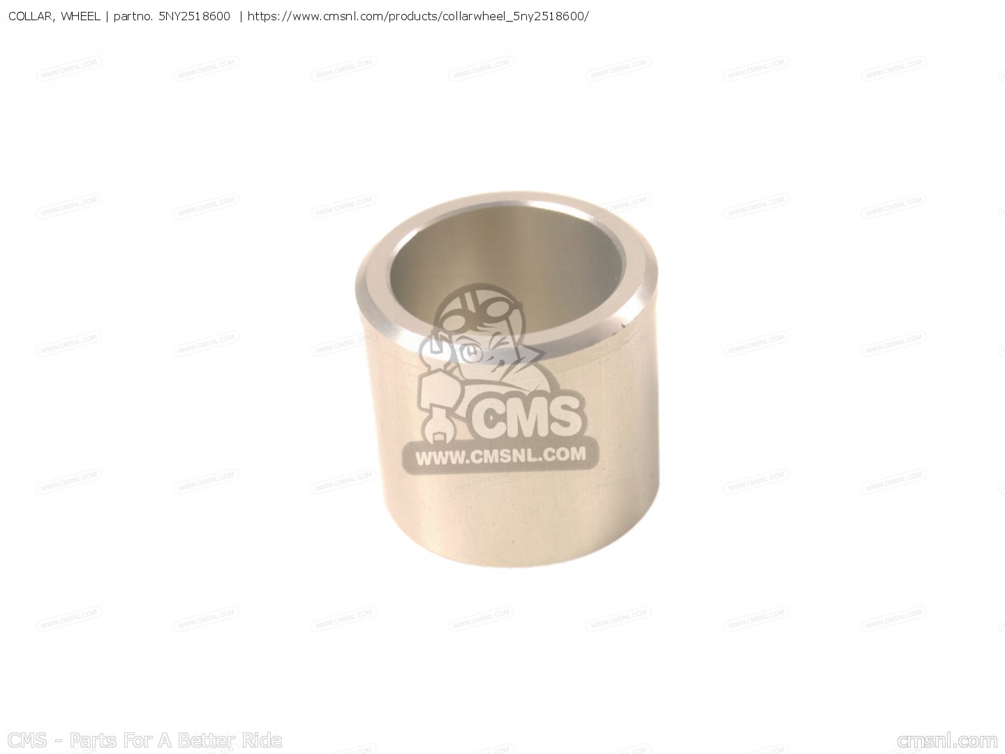 5NY2518600: COLLAR, WHEEL Yamaha - buy the 5NY-25186-00-00 at CMSNL