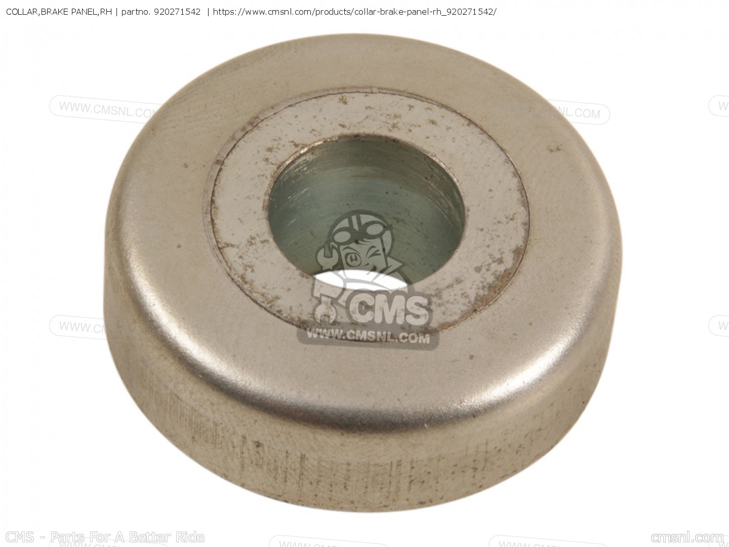 COLLAR,BRAKE PANEL,RH for KX80-E1 KX80 1983 USA CANADA - order at CMSNL