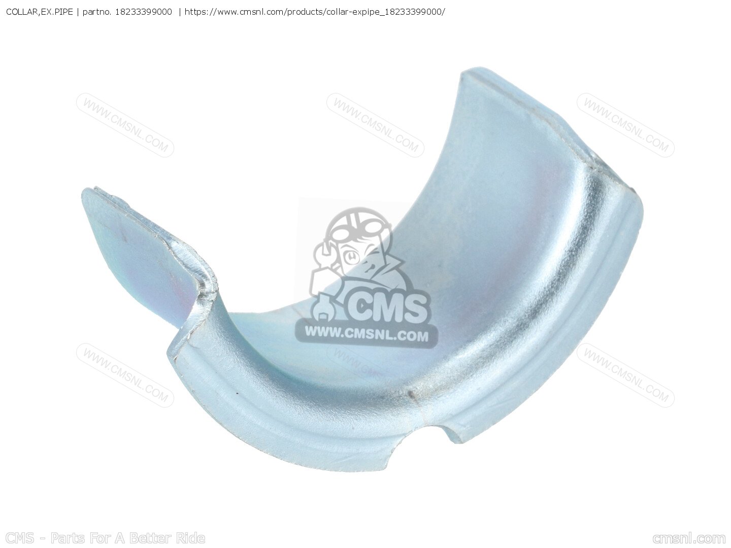 18233399000: COLLAR,EX.PIPE Honda - buy the 18233-399-000 at CMSNL