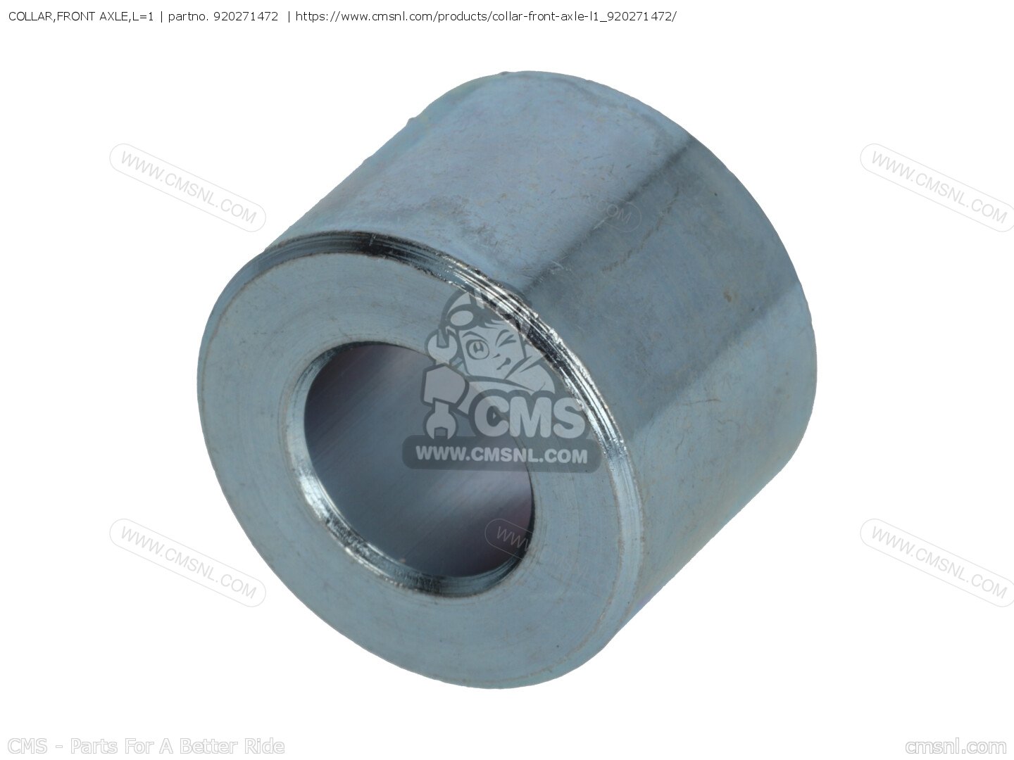 920271472: COLLAR,FRONT AXLE,L=1 Kawasaki - buy the 92027-1472 at CMSNL