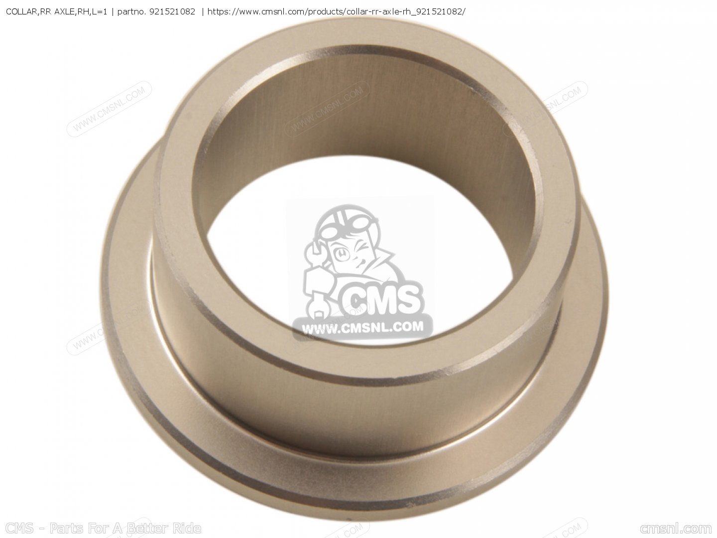 921521082: COLLAR,RR AXLE,RH,L=1 Kawasaki - buy the 92152-1082 at CMSNL
