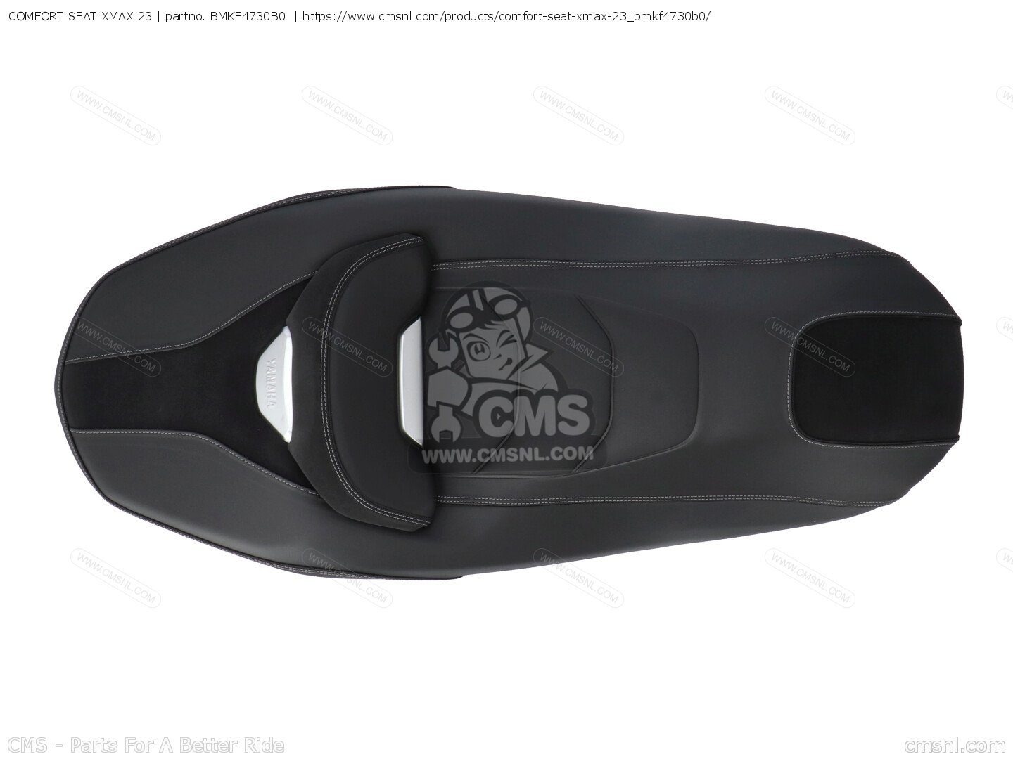 BMKF4730B0: COMFORT SEAT XMAX 23 Yamaha - buy the BMK-F4730-B0-00 at CMSNL