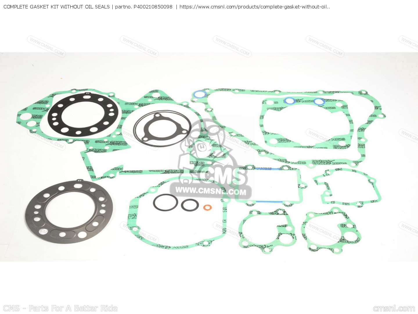 P400210850098: COMPLETE GASKET KIT WITHOUT OIL SEALS Athena - buy the ...