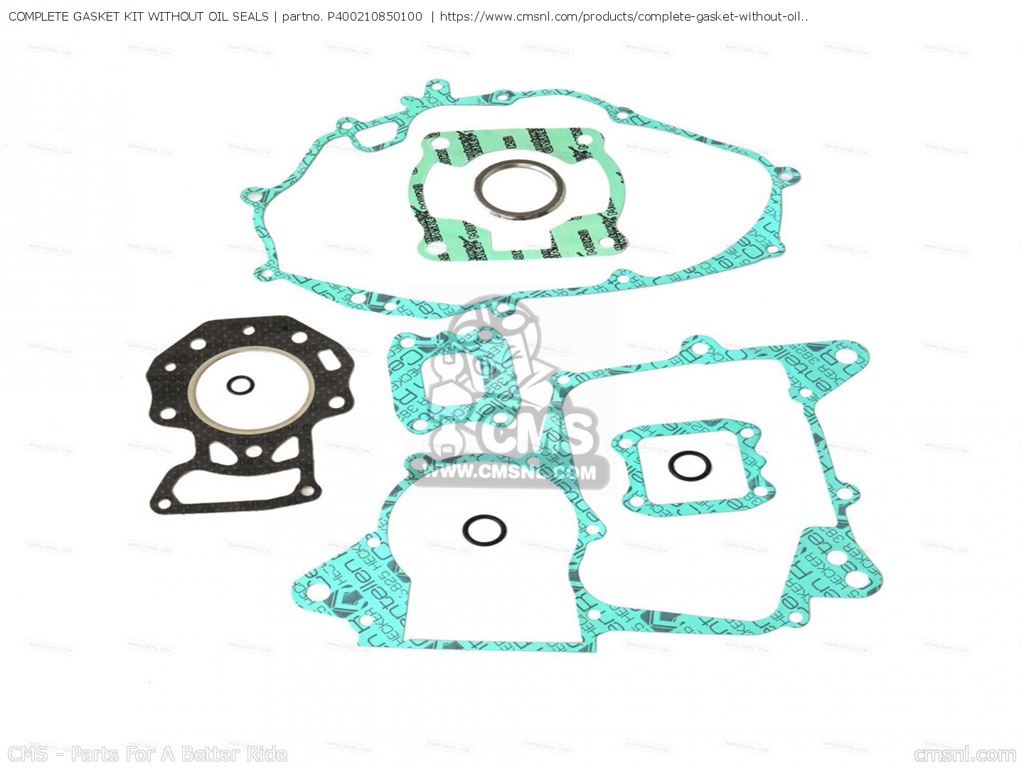 P400210850100: COMPLETE GASKET KIT WITHOUT OIL SEALS Athena - buy the ...