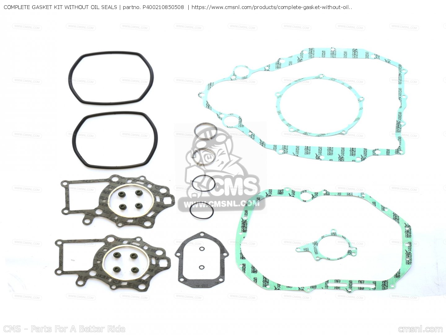 P400210850508: COMPLETE GASKET KIT WITHOUT OIL SEALS Athena - buy the ...