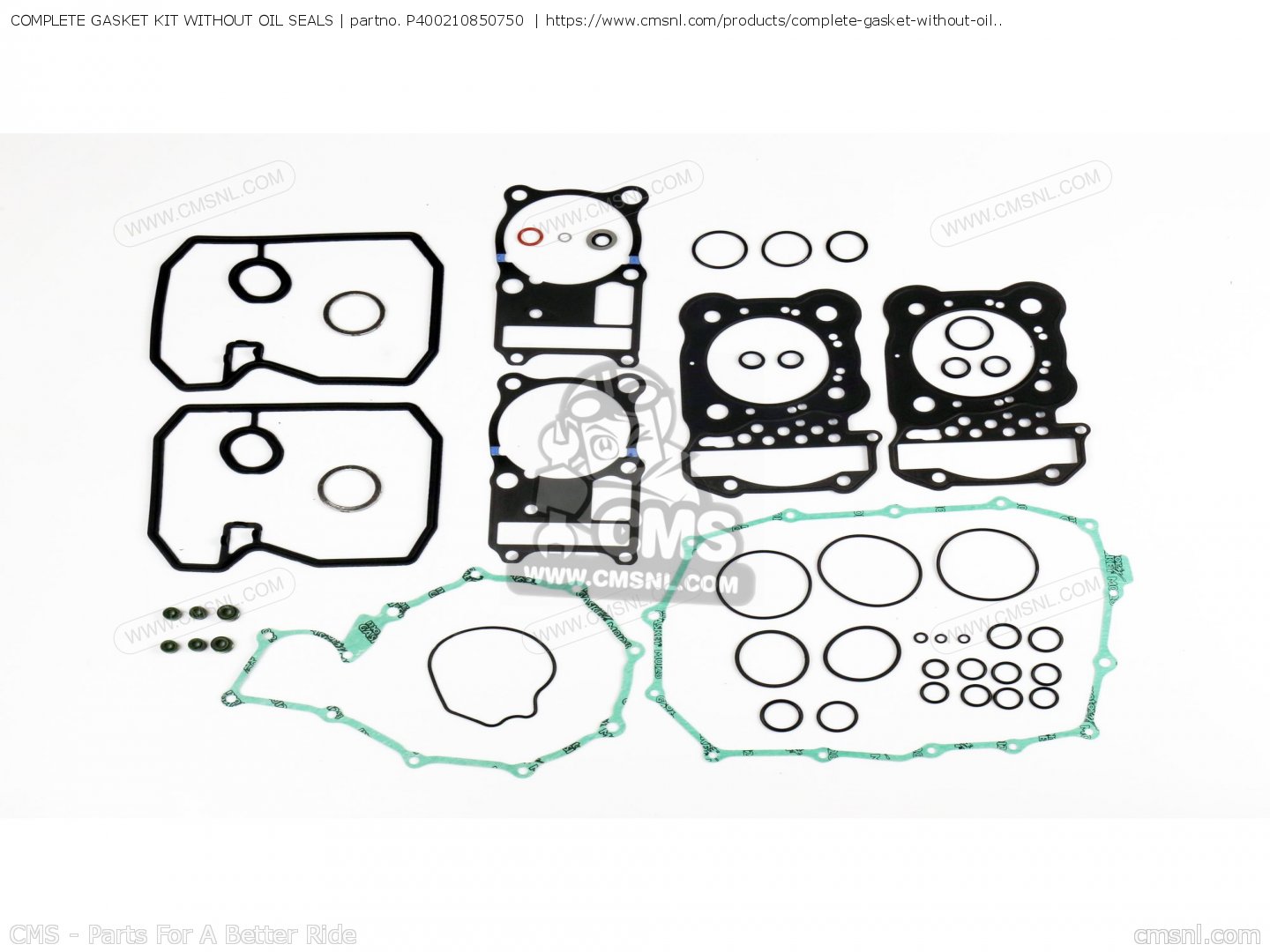 P400210850750: COMPLETE GASKET KIT WITHOUT OIL SEALS Athena - buy the ...