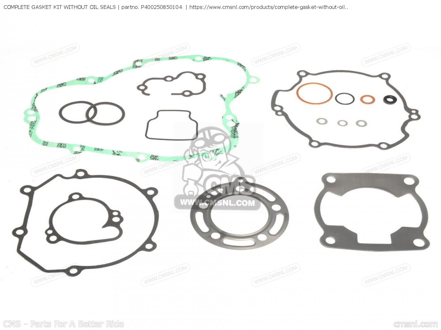 P400250850104: COMPLETE GASKET KIT WITHOUT OIL SEALS Athena - buy the ...