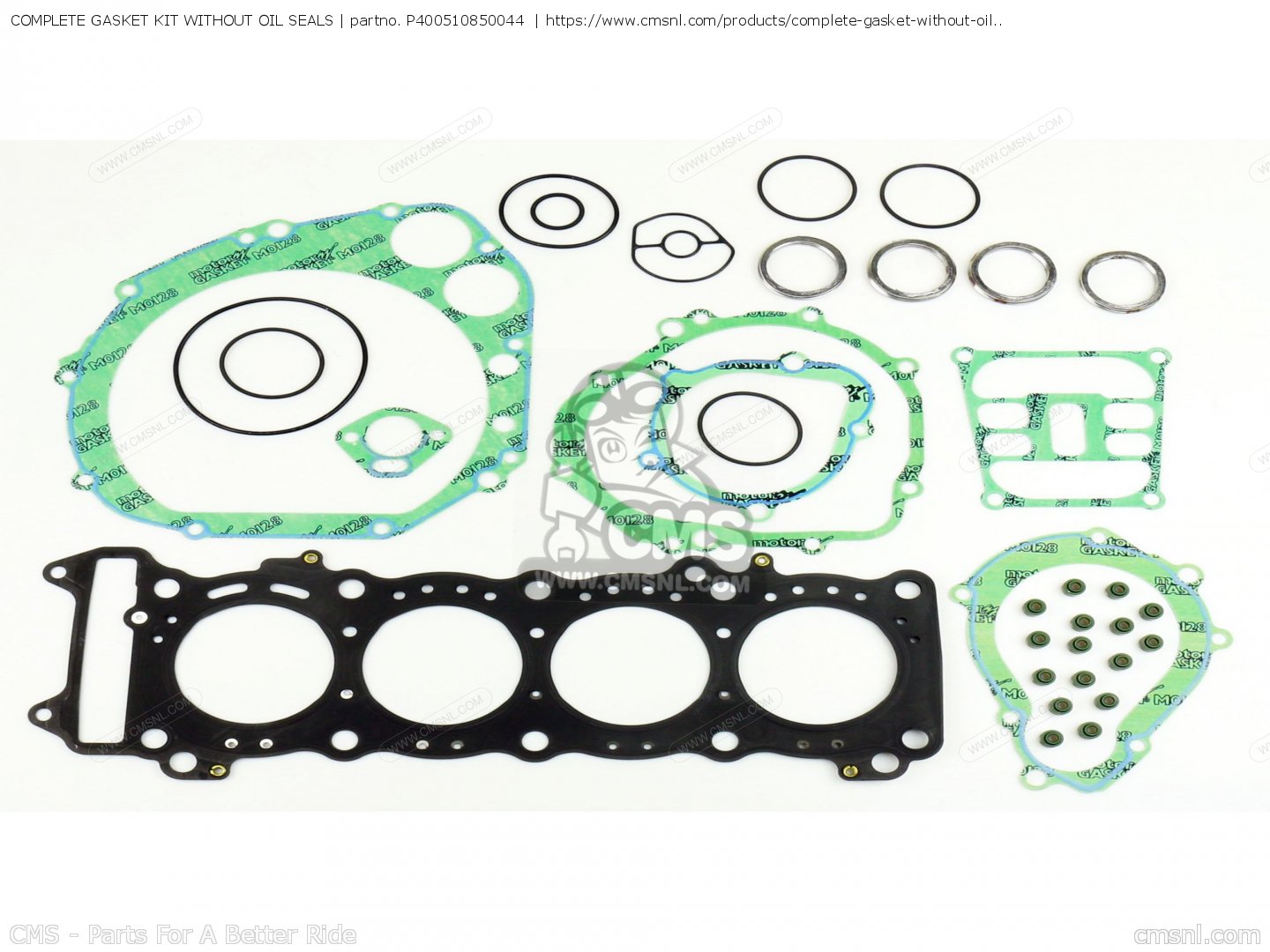 P400510850044: COMPLETE GASKET KIT WITHOUT OIL SEALS Athena - buy the ...