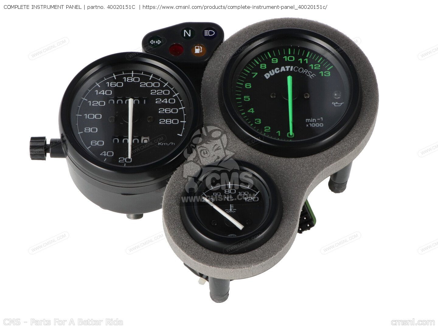 40020151C: COMPLETE INSTRUMENT PANEL Ducati - buy the 40020151C at CMSNL