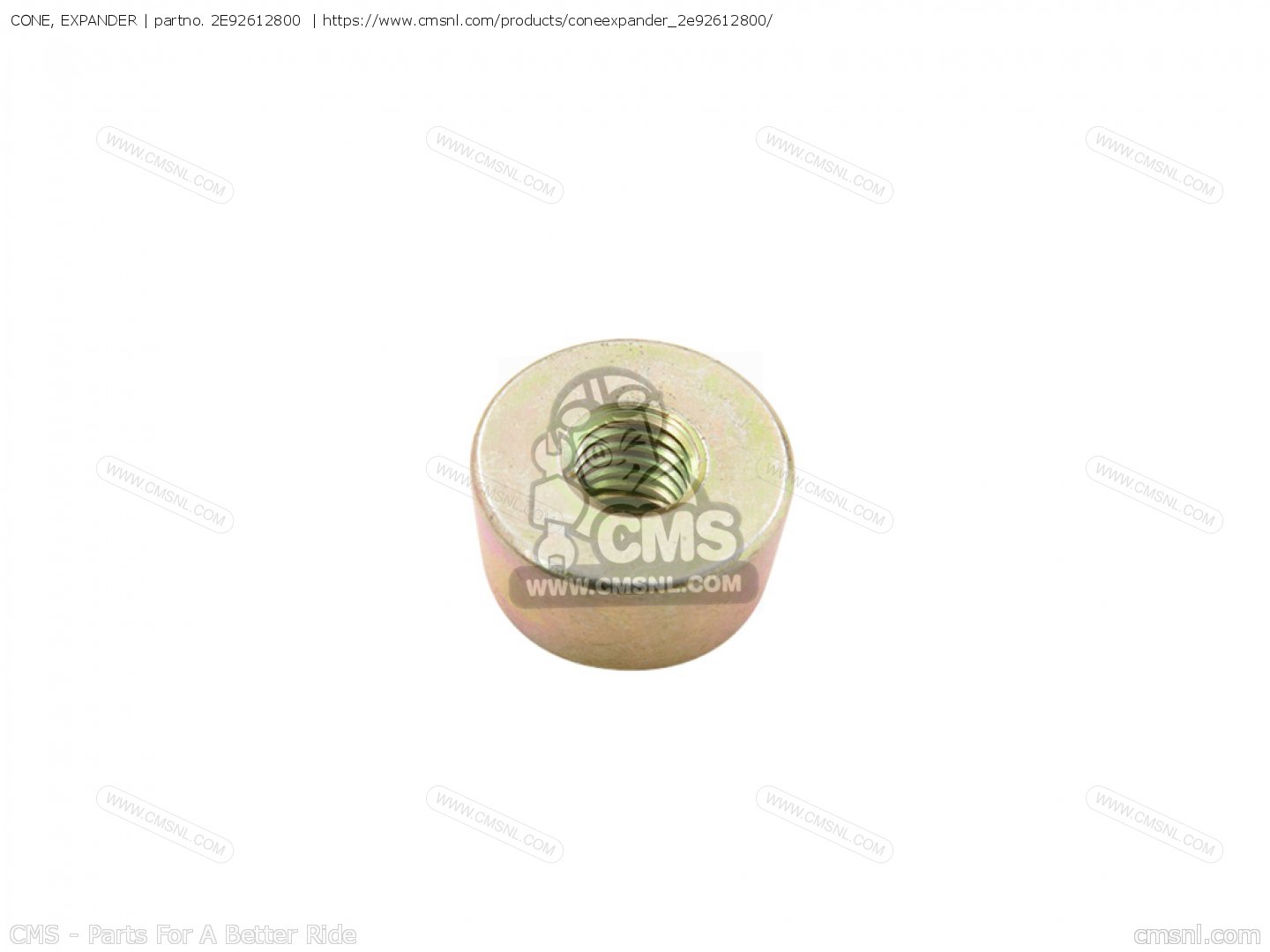 2E92612800: Cone, Expander Yamaha - buy the 2E9-26128-00 at CMSNL