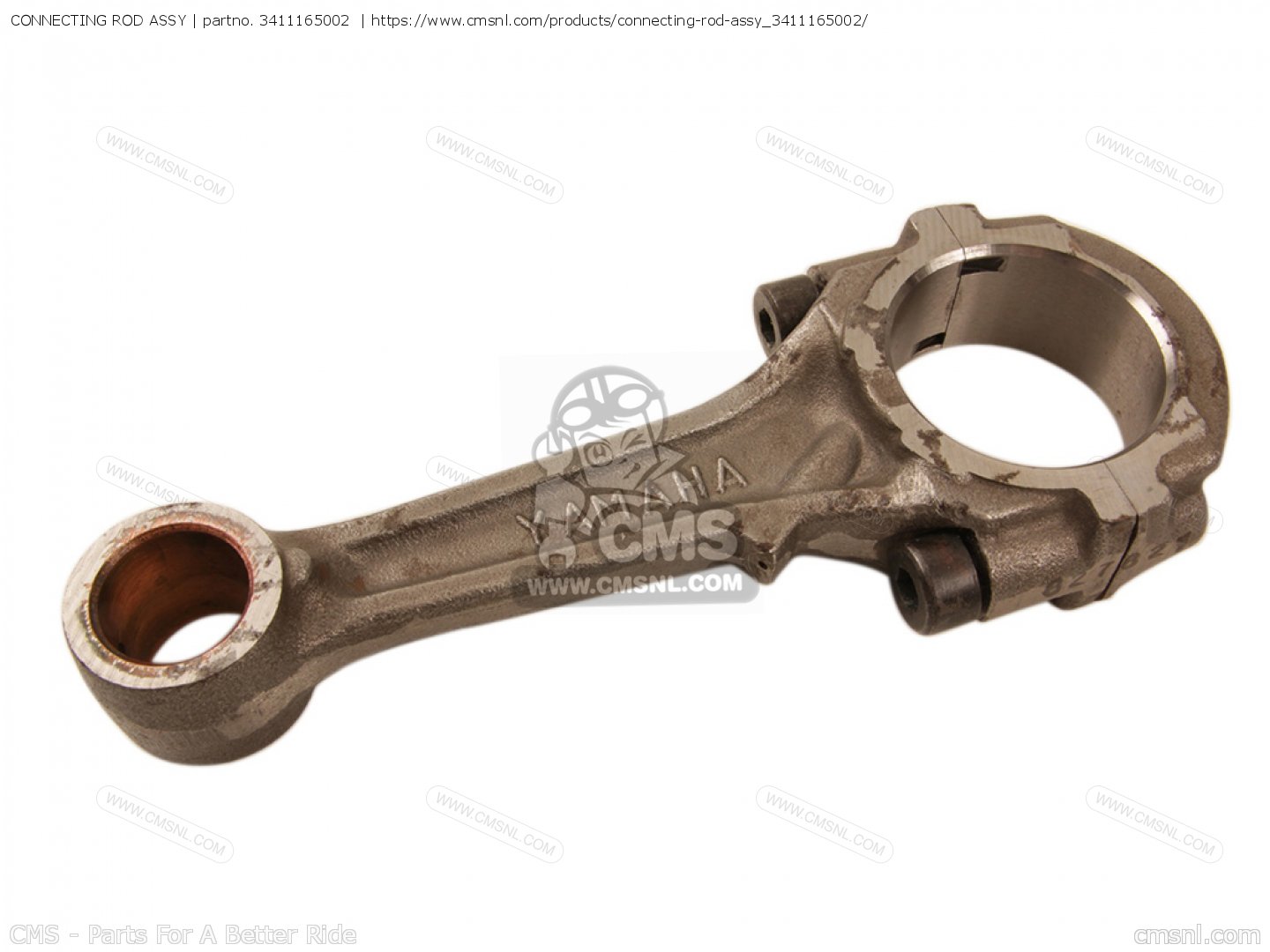 3411165002: CONNECTING ROD ASSY Yamaha - buy the 341-11650-02-00 at CMSNL