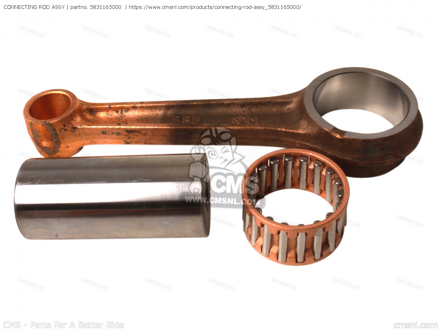 5831165000: CONNECTING ROD ASSY Yamaha - buy the 583-11650-00-00 at CMSNL