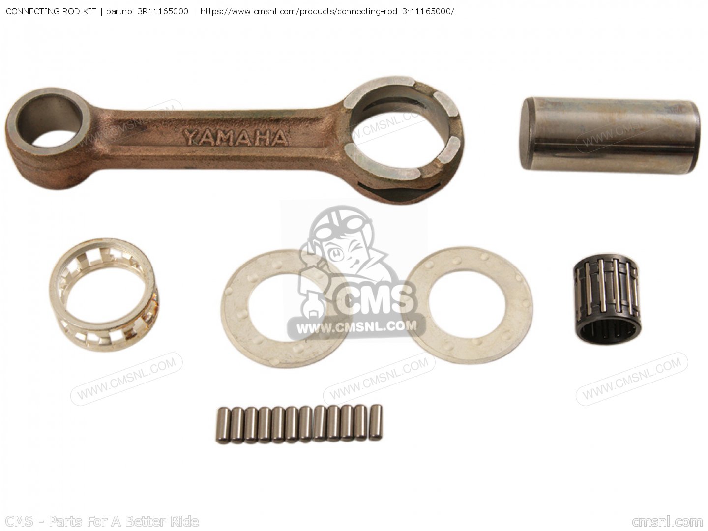CONNECTING ROD KIT for YZ80 COMPETITION 1980 (A) USA - order at CMSNL