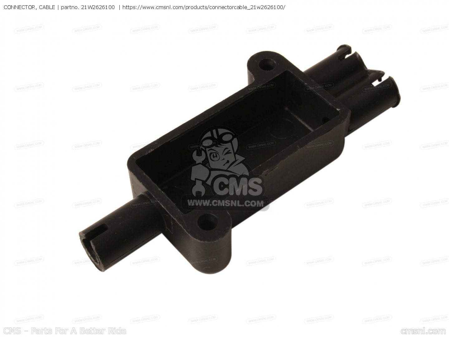 21W2626100: CONNECTOR, CABLE Yamaha - buy the 21W-26261-00-00 at CMSNL