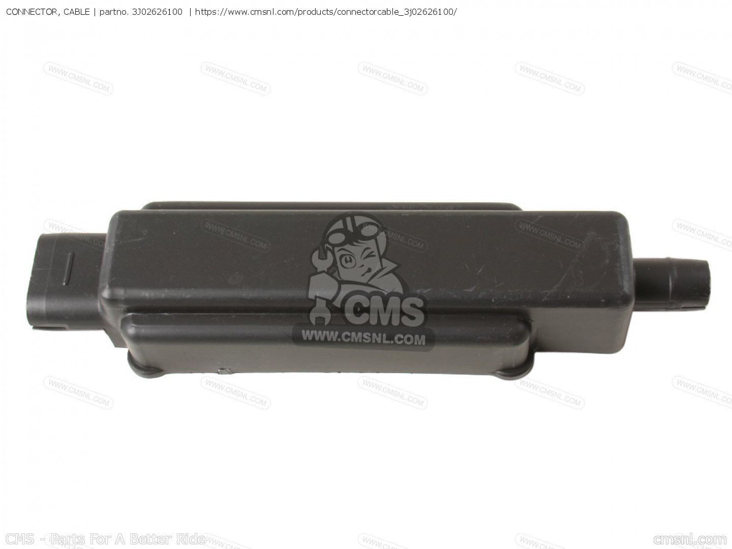 3J02626100: CONNECTOR, CABLE Yamaha - buy the 3J0-26261-00-00 at CMSNL