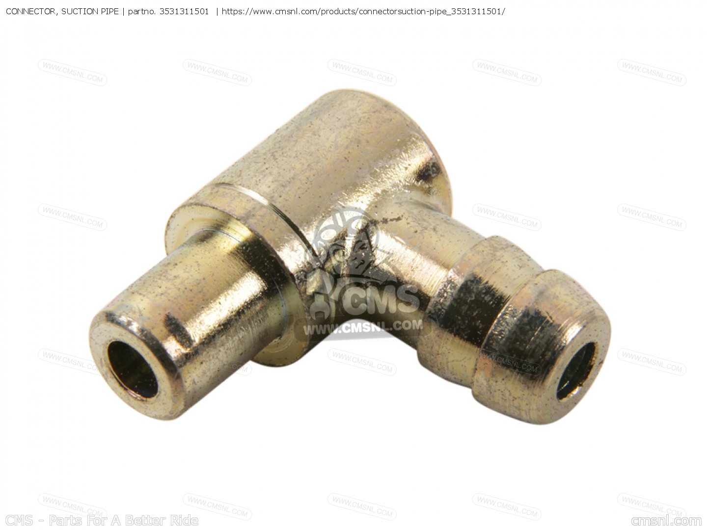 CONNECTOR, SUCTION PIPE for Yamaha - order at CMSNL