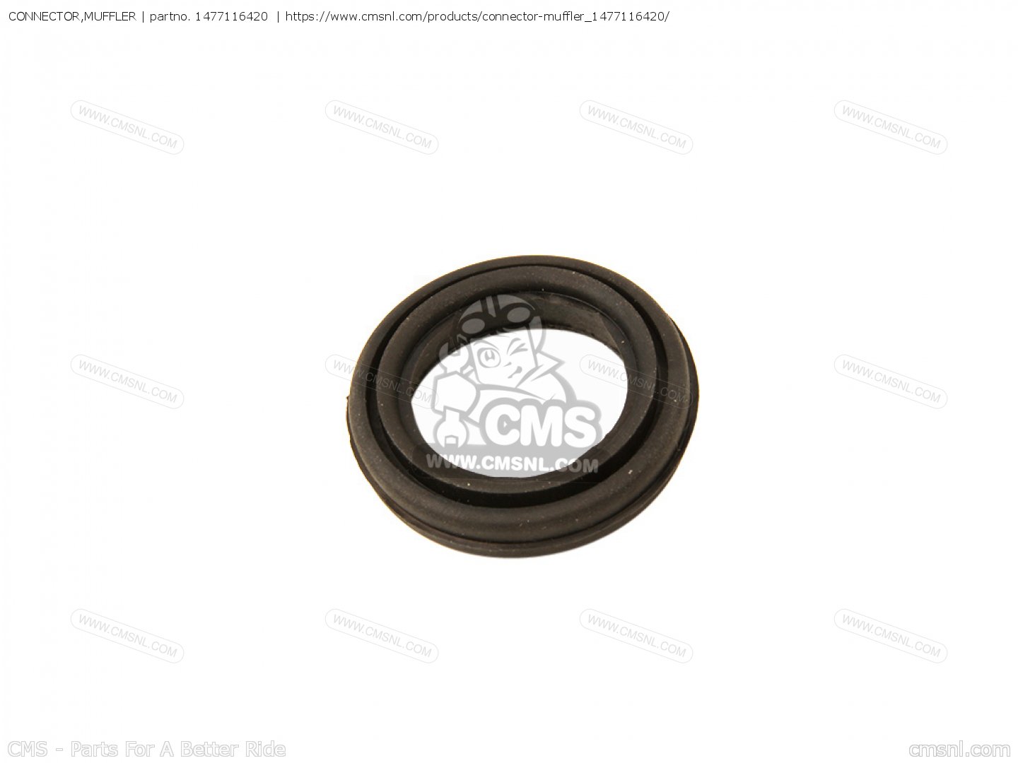 1477116420: Connector,muffler Suzuki - buy the 14771-16420 at CMSNL
