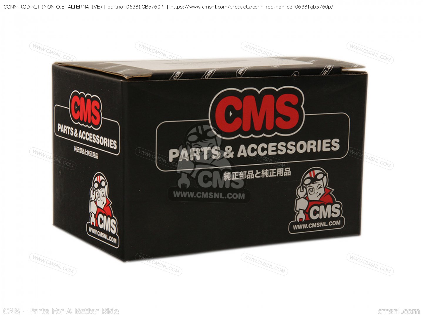 06381GB5760P: CONN-ROD KIT Honda - buy the 06381-GB5-760P at CMSNL
