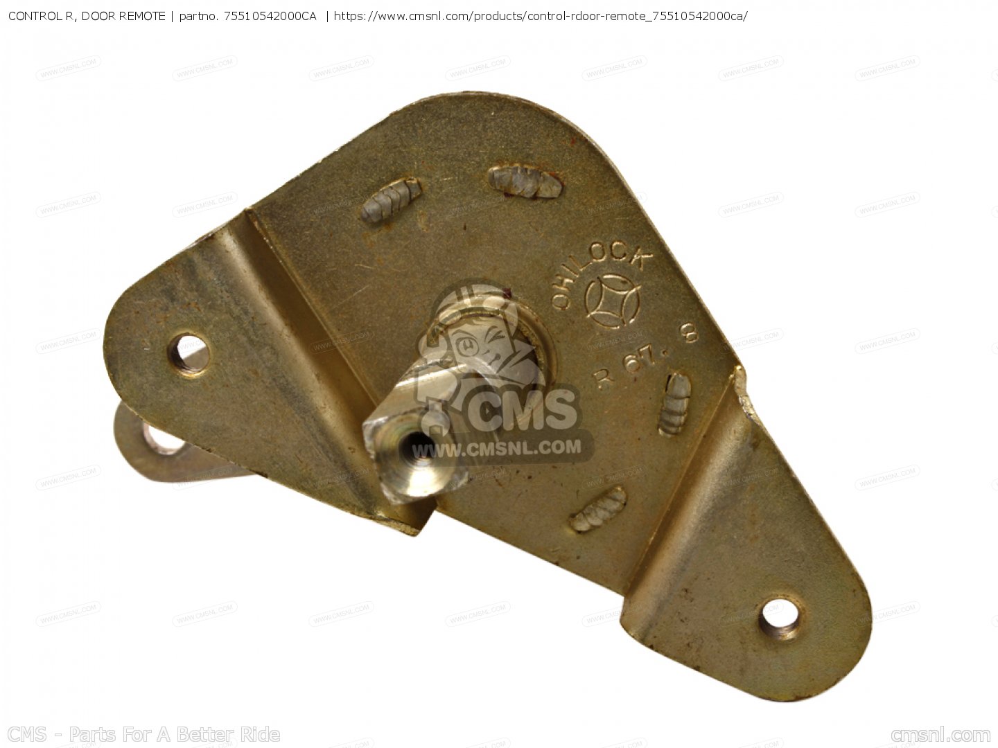 75510542000CA: CONTROL R, DOOR REMOTE Honda - buy the 75510-542-000CA ...