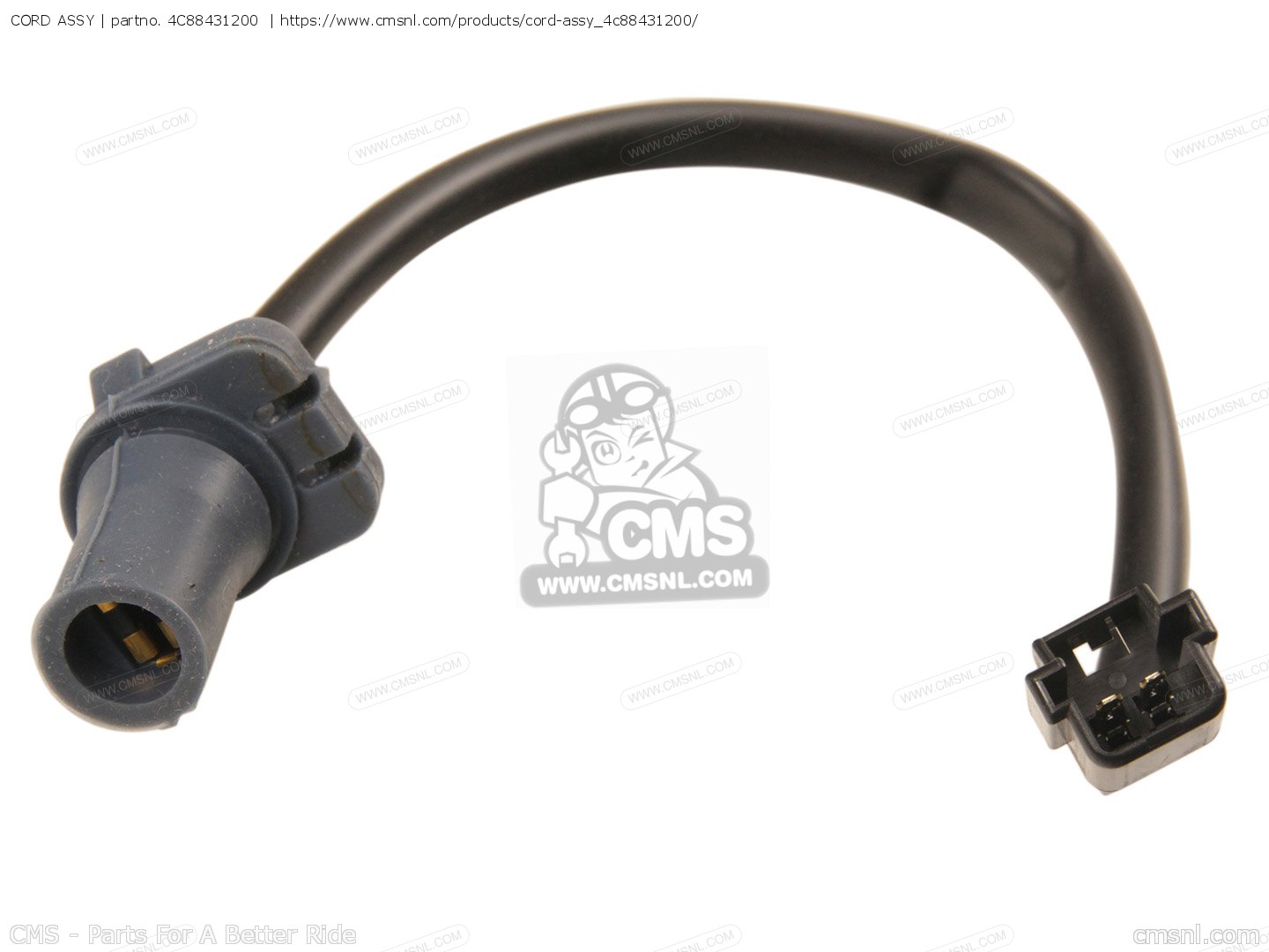 4C88431200: Cord Assy Yamaha - buy the 4C8-84312-00-00 at CMSNL