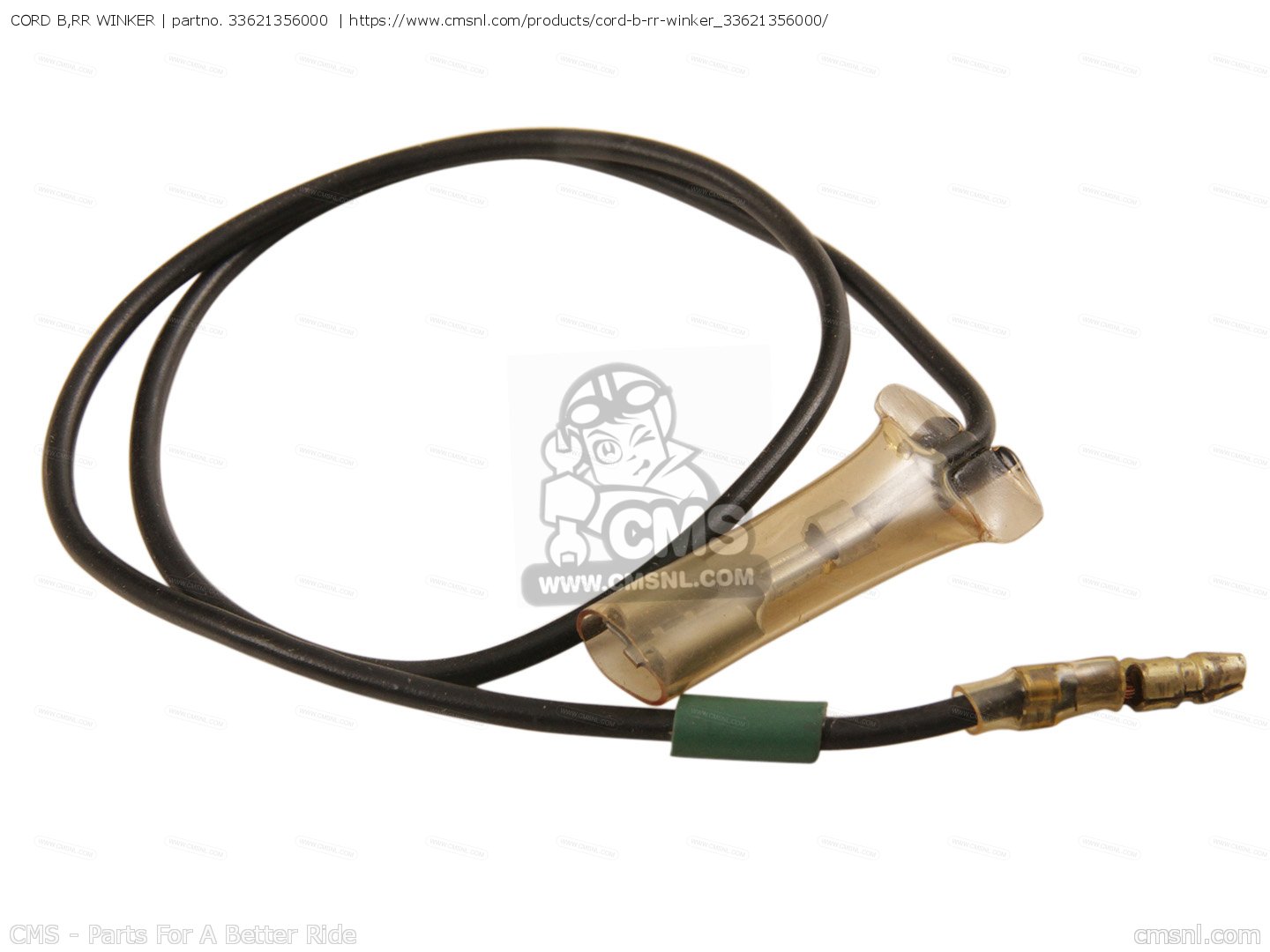 33621356000: CORD B,RR WINKER Honda - buy the 33621-356-000 at CMSNL